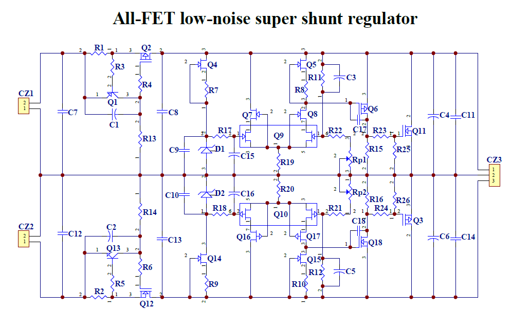 All FET low-noise super shunt regulator PCB Borbely ! | eBay All FET low-noise super shunt regulator PCB Borbely ! | eBay